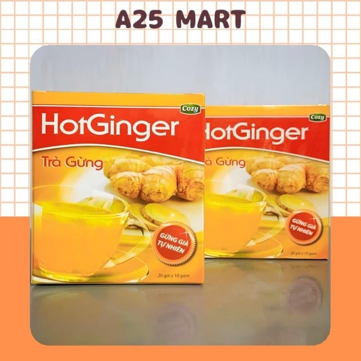 Trà Gừng Cozy HotGinger Hộp 200g (20 Gói x 10g) | Shopee Việt Nam