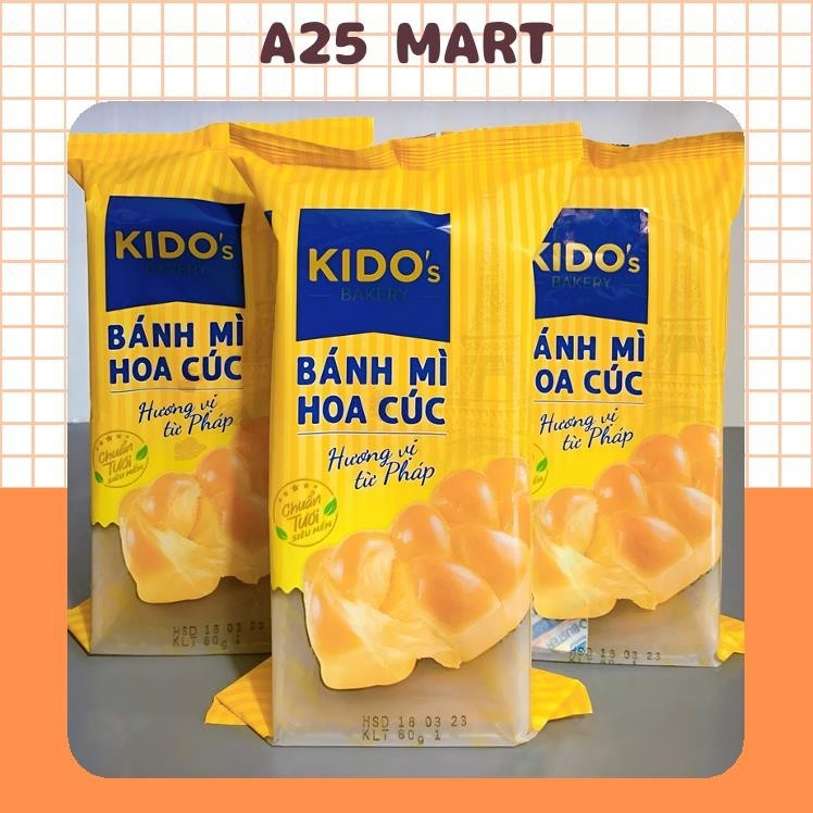 Bánh Mì Hoa Cúc KIDO Gói 80g | Shopee Việt Nam