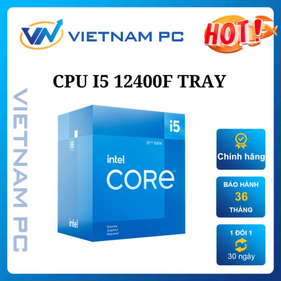 CPU Intel Core I5-12400F VNPC | Shopee Việt Nam