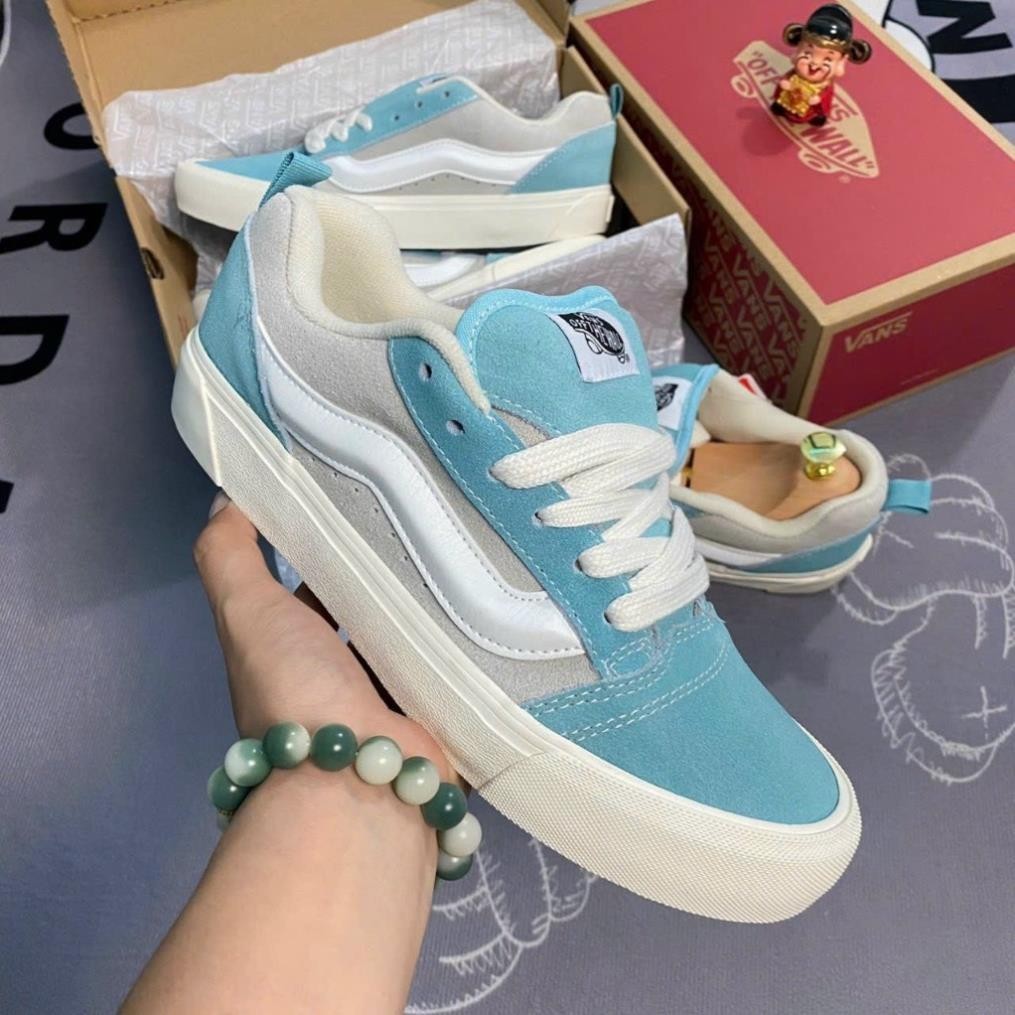Giày Vans Knu Skool Hairy Suede Sky Blue | Shopee Việt Nam