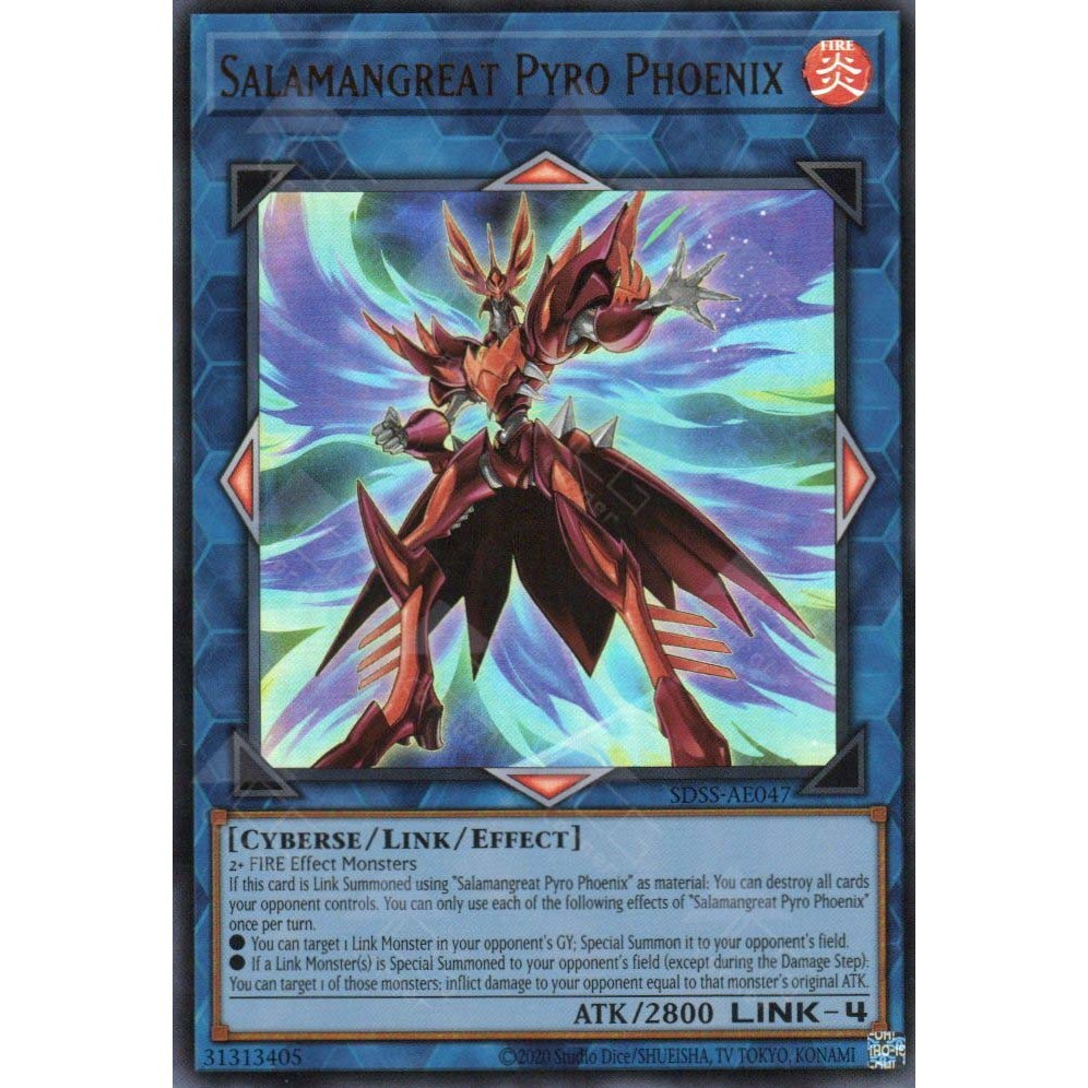 [ Bài Yugioh Chính Hãng ] SDSS-AE047 Salamangreat Pyro Phoenix - Ultra ...