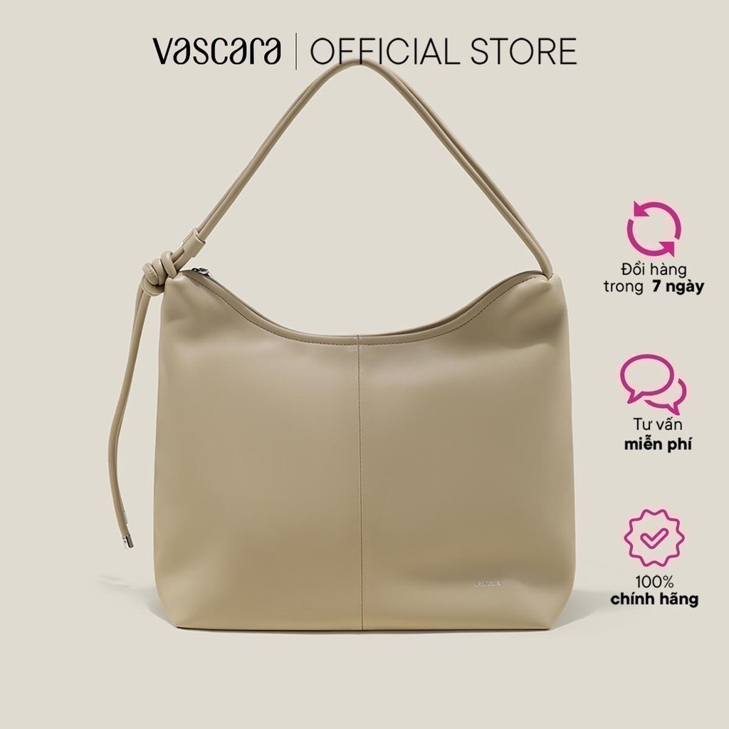 Vascara Túi Tote Over Size Quai Đôi Thắt Nút - TOT 0129 | Shopee Việt Nam