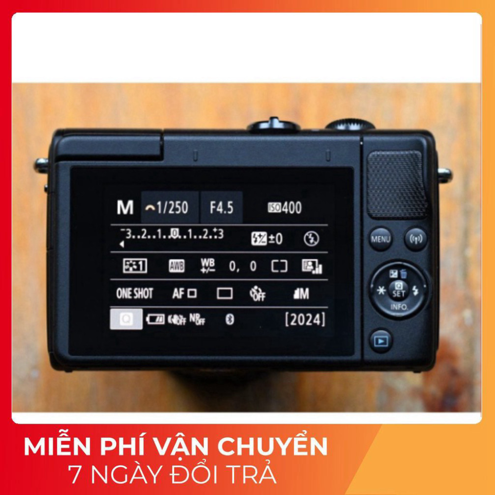 Máy ảnh Canon M100 + lens 15-45mm IS STM, 24.2mp - Quay Full HD 60fps ...