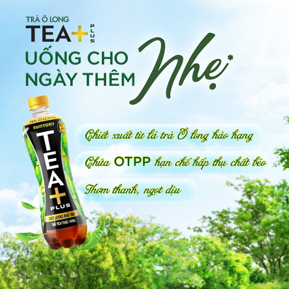 DohaMart Thùng 24 Chai Trà Ô long Tea+ (450ml /chai) | Shopee Việt Nam