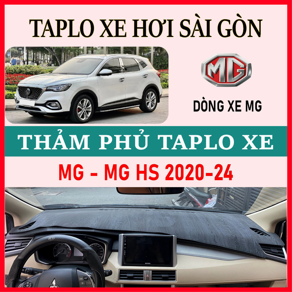 Thảm taplo MG HS 2020 2021 2022 2023 2024, thảm taplo che nắng da ...