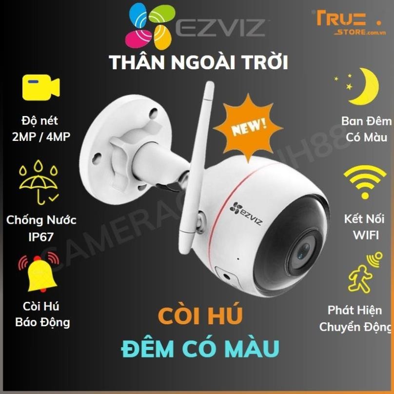 Camera 3MP WIFI Ngoài Trời EZVIZ C3TN 2K Out Pro c3w c3n Chính Hãng Bảo ...