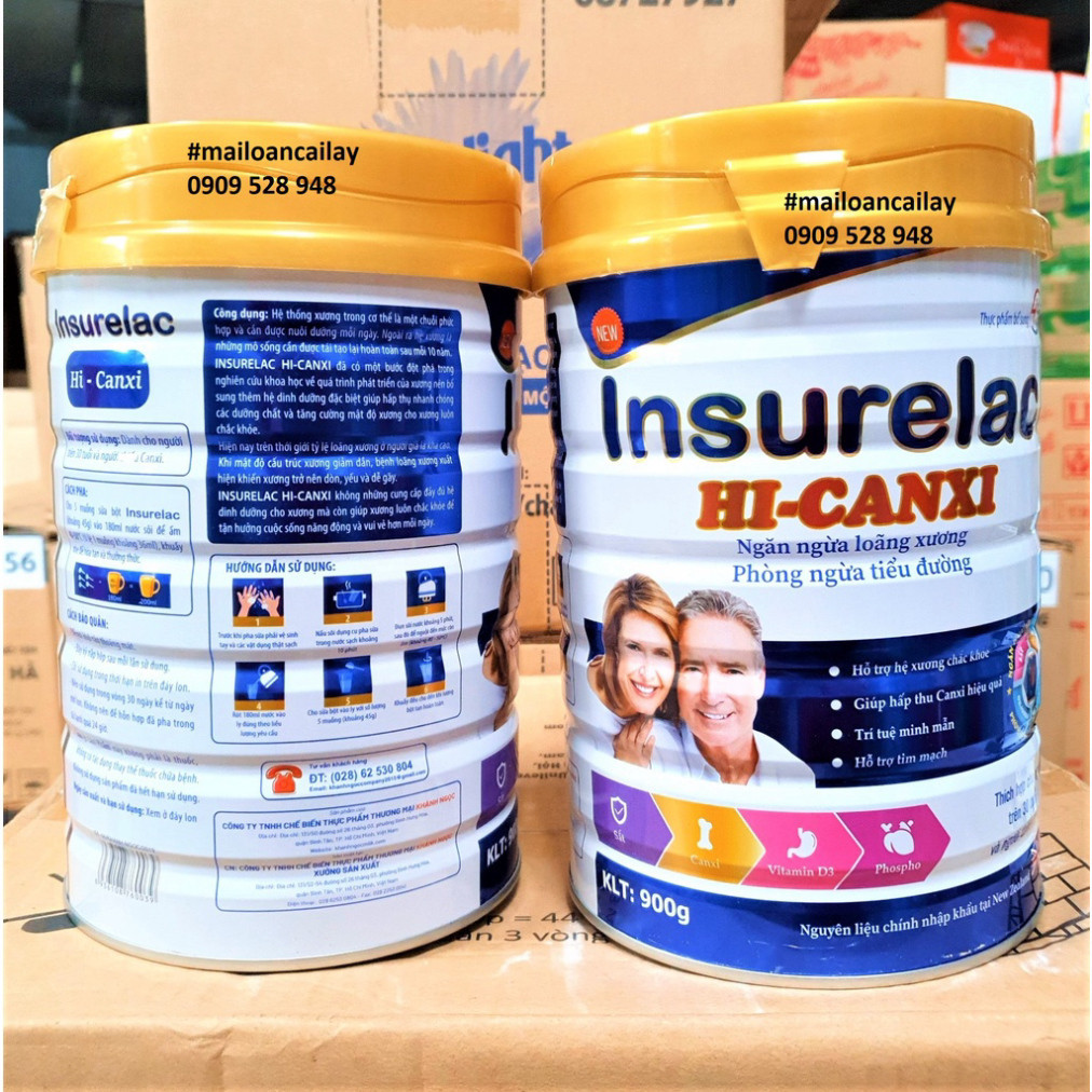 Sữa Insurelac HI-CANXI cho người cần bổ sung canxi chắc khỏe xương ...
