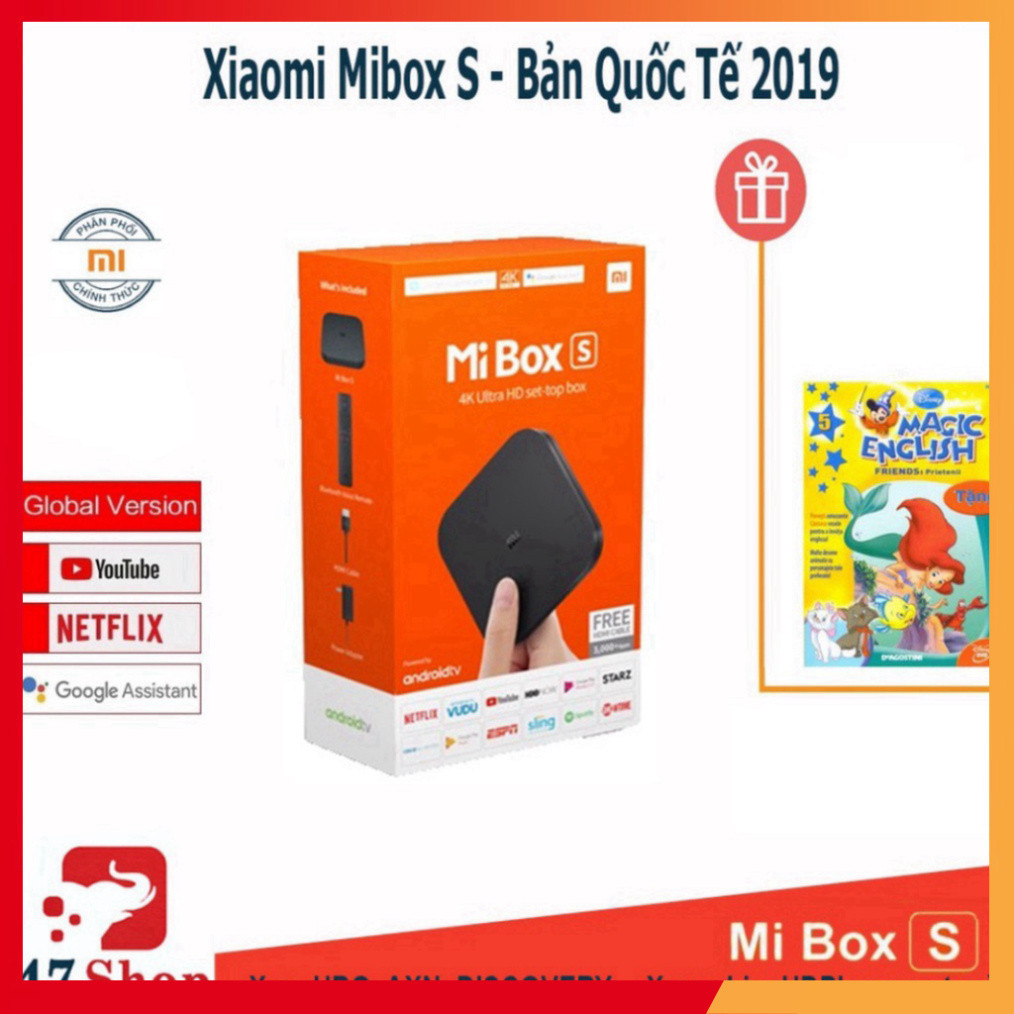 Android Tivi Box Xiaomi Mibox S 4K 2019 Bản Quốc Tế Tiếng Việt tìm kiếm ...
