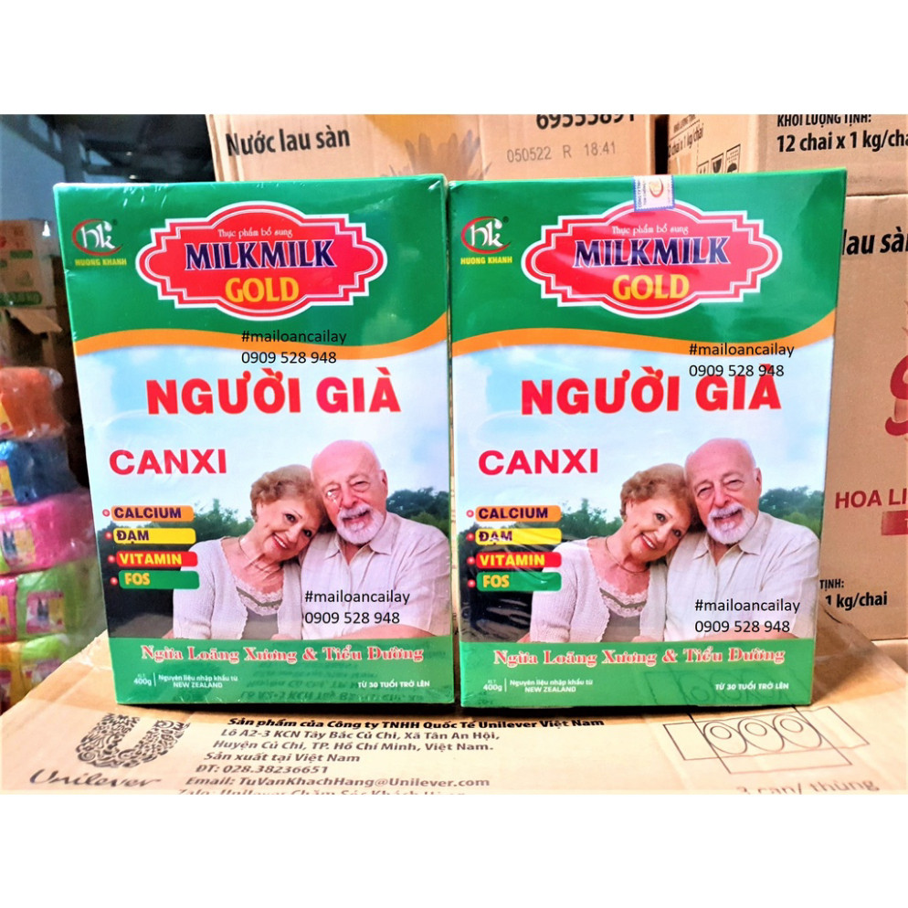 Milk Milk canxi người già hộp giấy 400g | Shopee Việt Nam