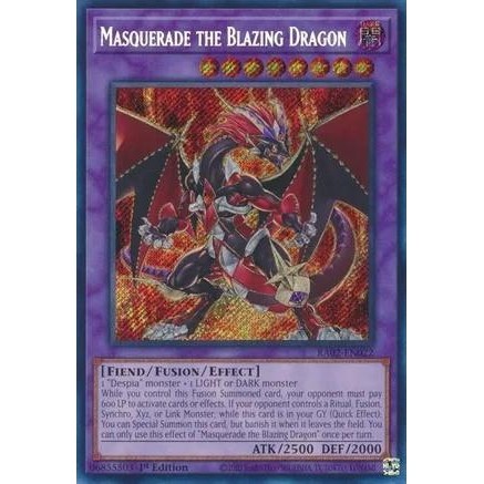 [ Bài Yugioh Chính Hãng ] Masquerade the Blazing Dragon - RA02-EN022 - 1st Edition | Shopee Việt Nam