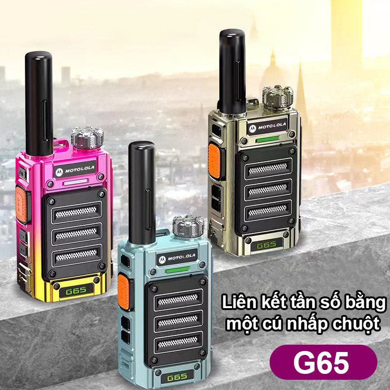 Hàng sẵn, bộ đàm Motorola G63, sóng mạnh tầm xa 5km, kết hợp tần số tự ...