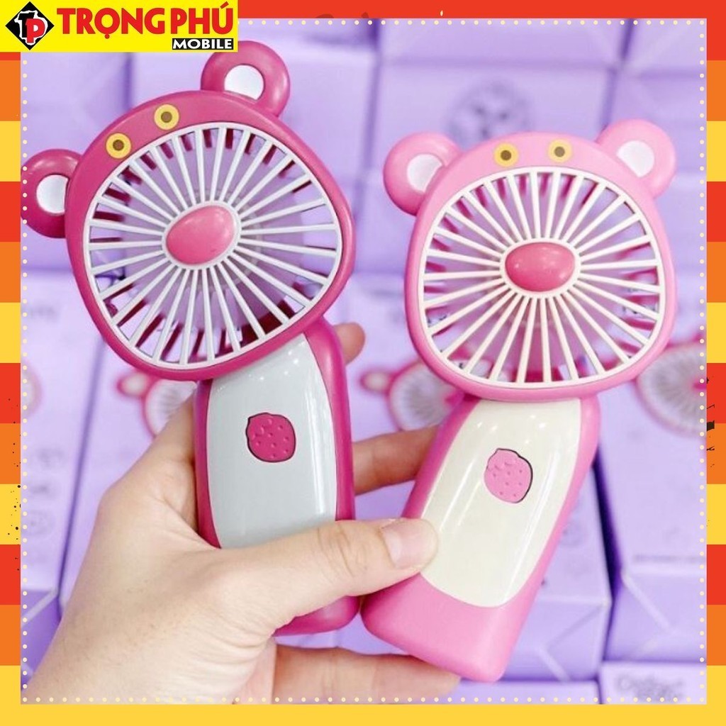 Quạt Cầm Tay Mini Gấu Dâu Lotso | Shopee Việt Nam