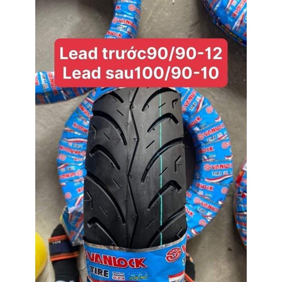 (vỏ) lốp xe máy không săm lead và atila 90/90-12 100/90-10 chính hãng vanlock | Shopee Việt Nam