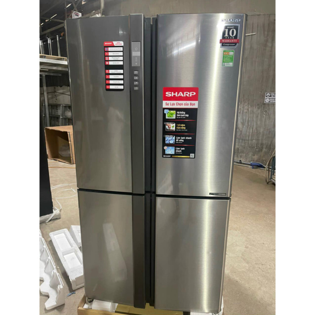 Tủ lạnh Sharp Inverter 556 lít SJ-FX630V-ST Thái Lan | Shopee Việt Nam