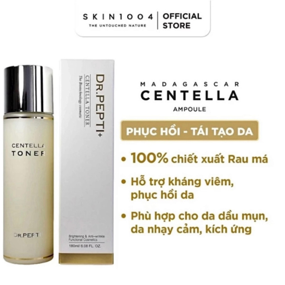 [MẪU MỚI] Nước Hoa Hồng Dưỡng Da Căng Bóng Dr.Pepti Centella Toner Ex 180ml | Shopee Việt Nam
