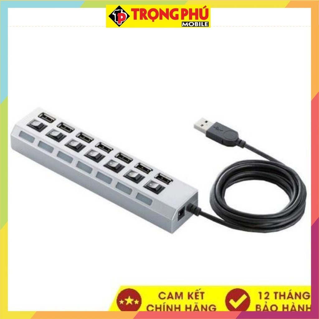 Usb hub 7 cổng có công tắc - 7 cổng chia usb Nhiều người mua | Shopee ...