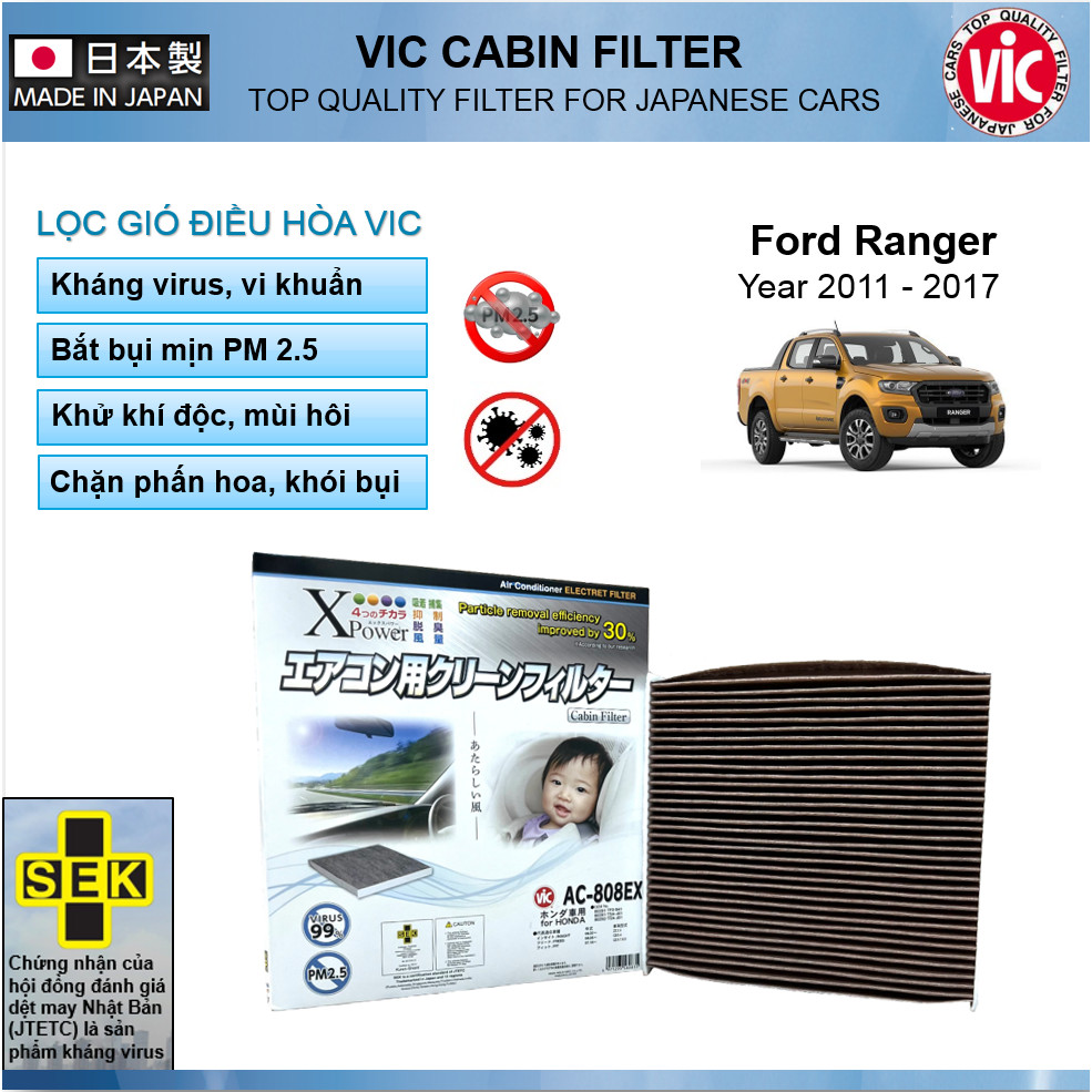 LỌC GIÓ ĐIỀU HÒA THAN HOẠT TÍNH CAO CẤP VIC, KHÁNG VIRUS, BẮT BỤI MỊN ...
