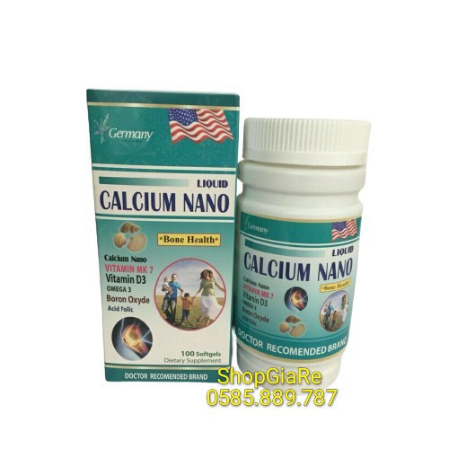 Liquid Calcium NANO - BỔ SUNG CANXI, chống còi xương, loãng xương hộp ...
