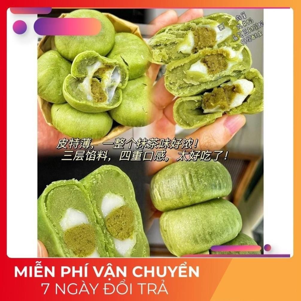 [BÁNH LOẠI 1 ]Bánh trứng muối matcha nhân mochi đặc biệt, Ăn kiêng siêu ...