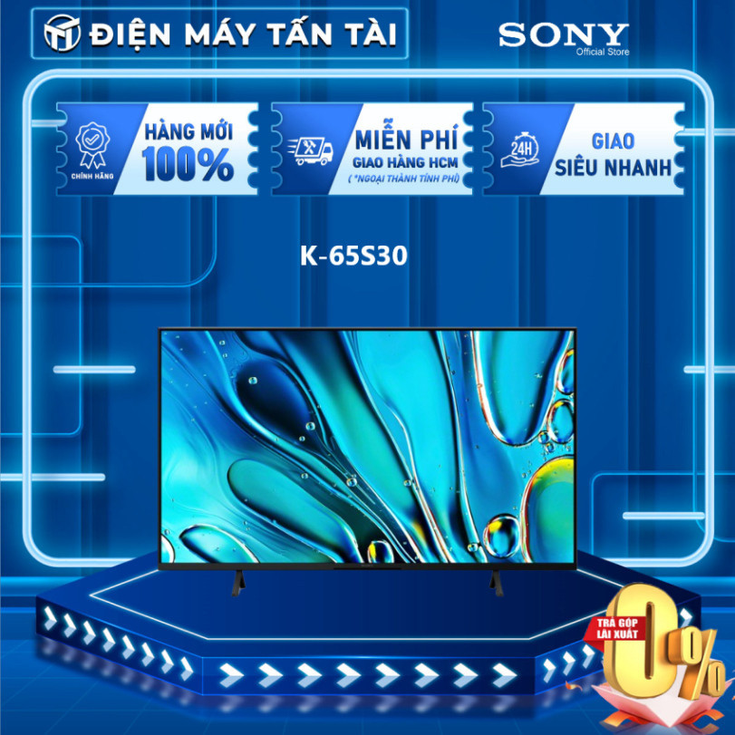 K-65S30 - Google Tivi Sony 4K 65 inch K-65S30 - Hệ điều hành Google TV ...