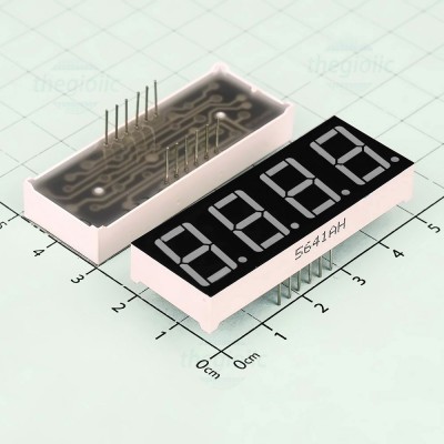 LED 7 Đoạn -5641AH LED 7 Đoạn 0.56inch Đỏ 4 Số Âm Chung//8 | Shopee ...