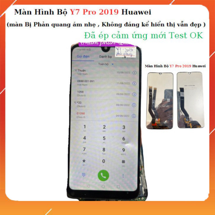 Màn Hình Bộ Y7 Pro 2019 Huawei (Màn Phản Quang nhẹ,đã ép cảm mới test ...