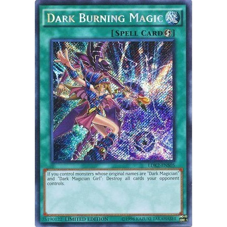 [ Bài Yugioh Chính Hãng ] Dark Burning Magic - LDK2-ENS05 - Secret Rare ...