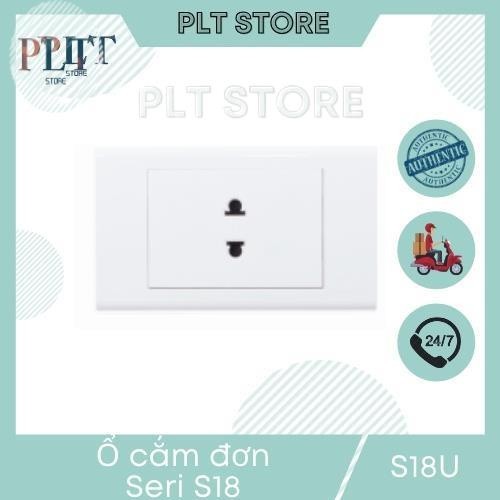 Ổ cắm đơn 2 chấu 16A SINO S18U dòng S18 ( 120x70 ) New | Shopee Việt Nam