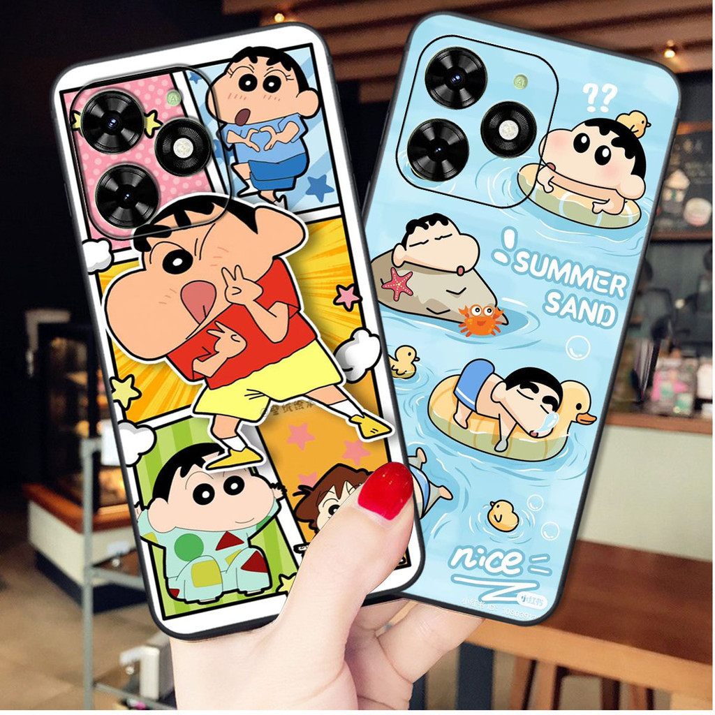 Ốp Lưng Tecno Spark Go 2024 Spark 20 Spark 20c Pop 8 Infinix Smart 8 In Hình Shin Cậu Bé