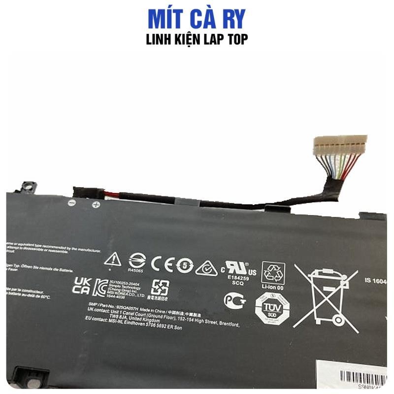 Pin laptop MSI GP66 GP76 MS-17K3 Leopard 10UG, BTY-M57 (ZIN) – 4 CELL ...