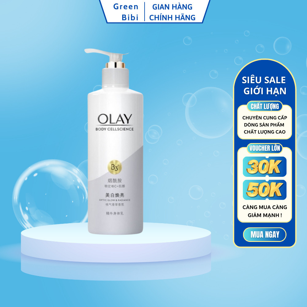 Sữa Dưỡng Thể Dưỡng Trắng Olay body B3 + Vitamin E , vitamin C optic ...
