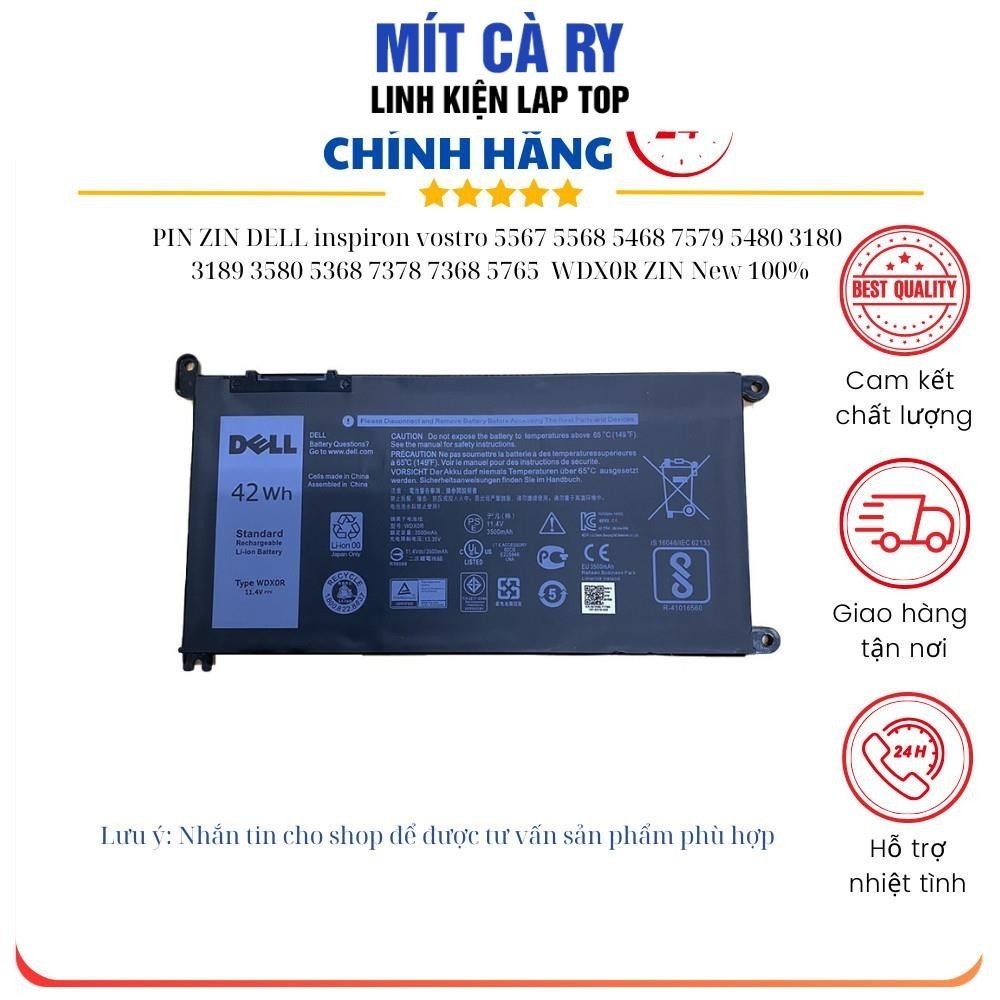 PIN ZIN DELL inspiron vostro 5567 5568 5468 7579 5480 3180 3189 3580 ...