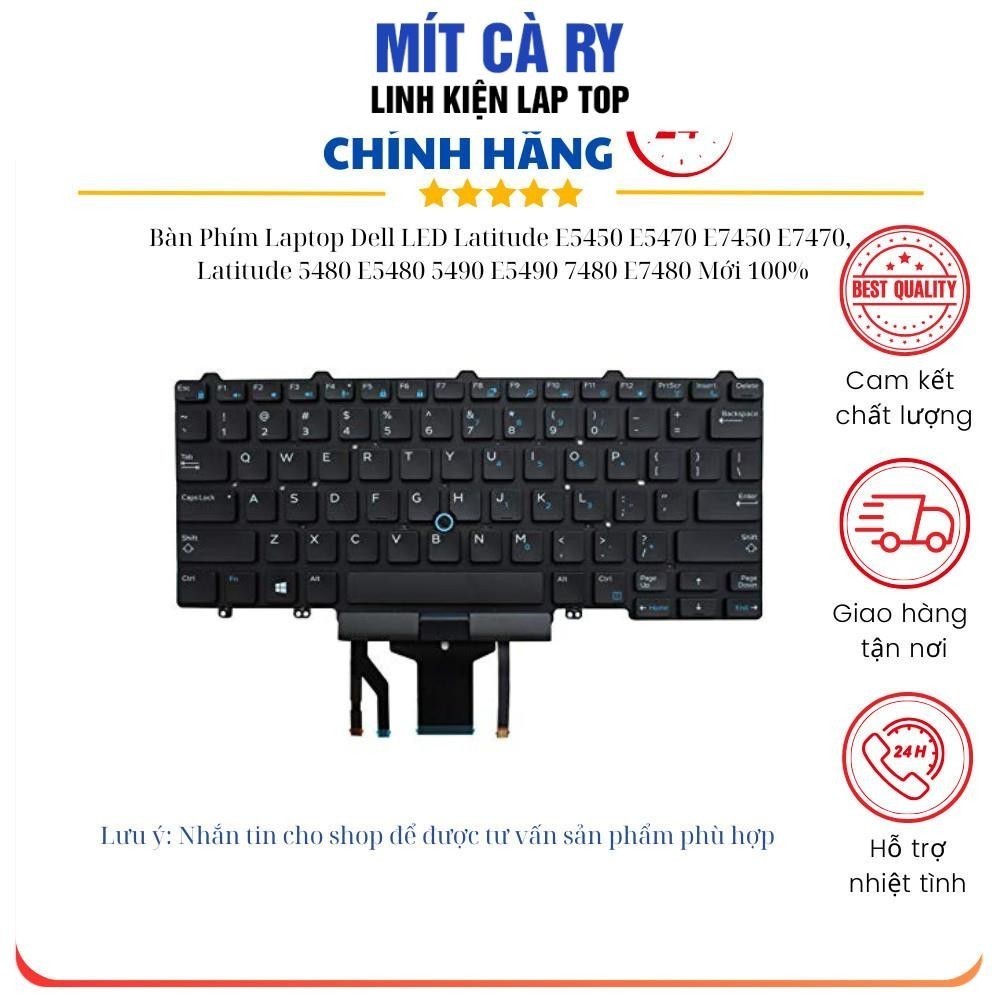 Bàn Phím Laptop Dell có LED Latitude E5450 E5470 E7450 E7470, Latitude ...