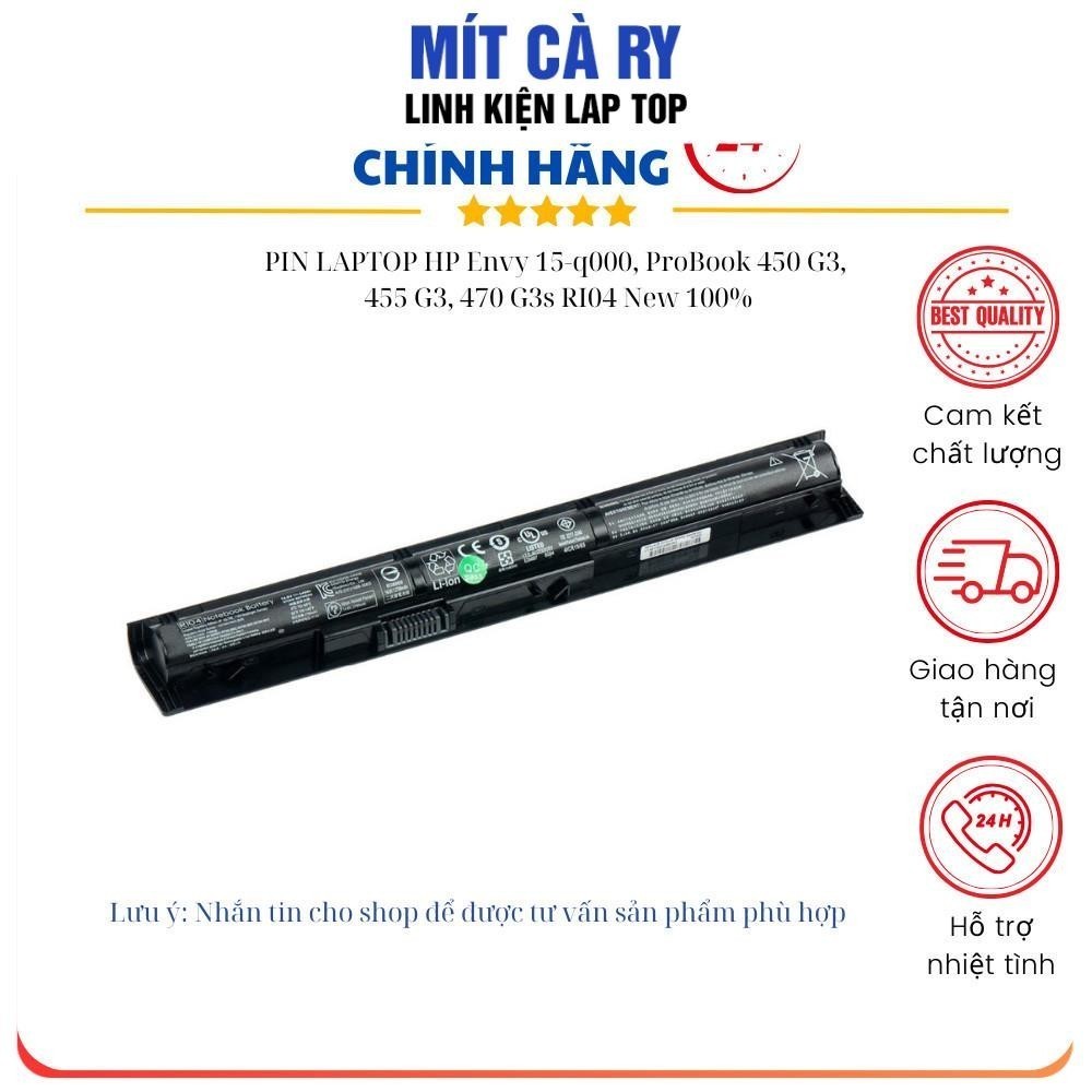 PIN LAPTOP HP Envy 15-q000, ProBook 450 G3, 455 G3, 470 G3s RI04 New ...