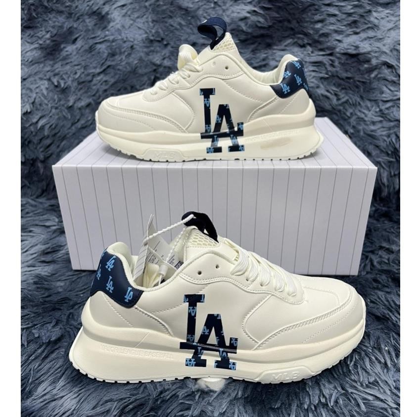 Giày MLB Korea Chunky Runner Classic Monogram LA Dodgers Ivory - Giày ...