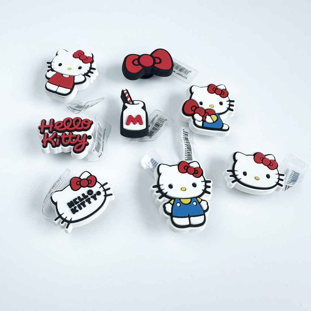 [ HELLO KITTY ] JIBBITZ gắn dép Crocs cho bé, stickers charm họa tiết ...