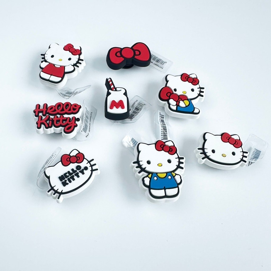[ HELLO KITTY ] JIBBITZ gắn dép Cross cho bé, stickers charm họa tiết ...