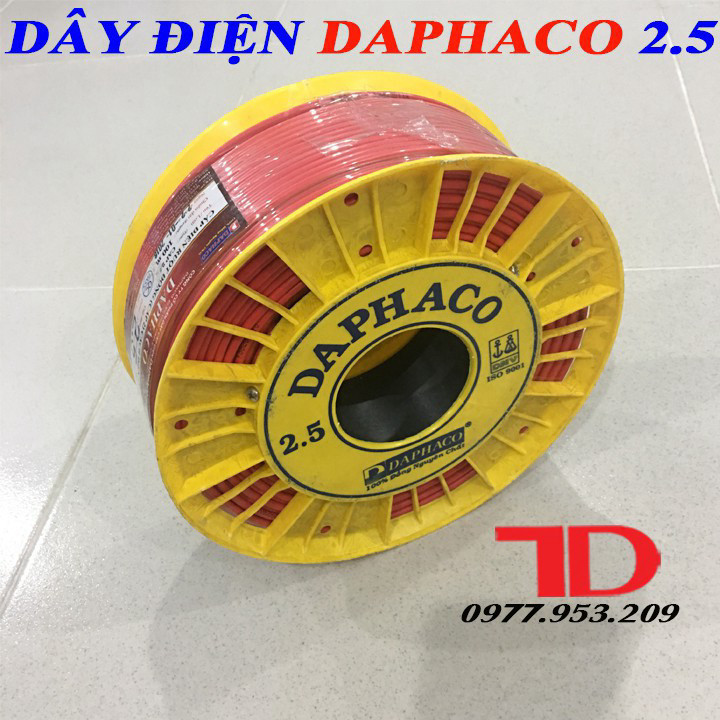 DÂY ĐIỆN ĐƠN DAPHACO 2.5 - 100 MÉT Điện lạnh Thuận Dung | Shopee Việt Nam