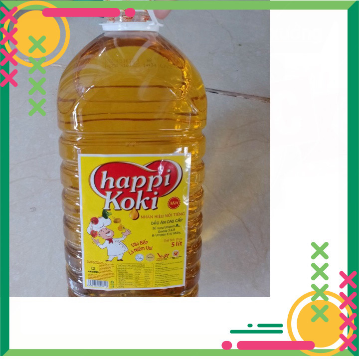 [sp mới 2024] (Hỏa tốc) Dầu ăn Happy KOKI 5 lít | Shopee Việt Nam