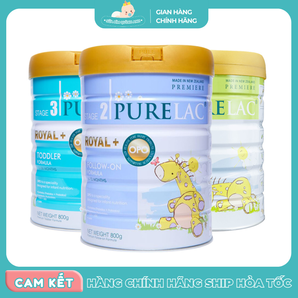 Sữa bột Purelac Royal+ Infant Formula số 1, 2, 3 | Shopee Việt Nam
