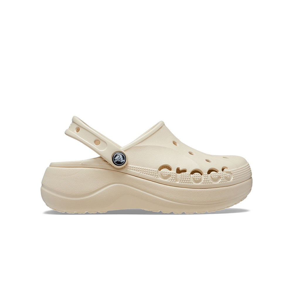Giày Clog Nữ Crocs Baya Platform - Winter White | Shopee Việt Nam