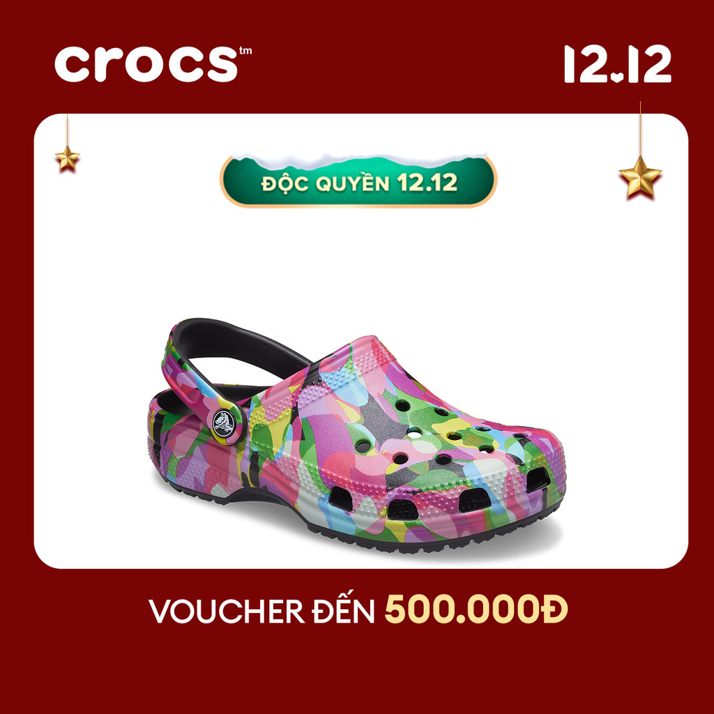 Giày Clog Unisex Crocs Bubble Block Classic - Black | Shopee Việt Nam