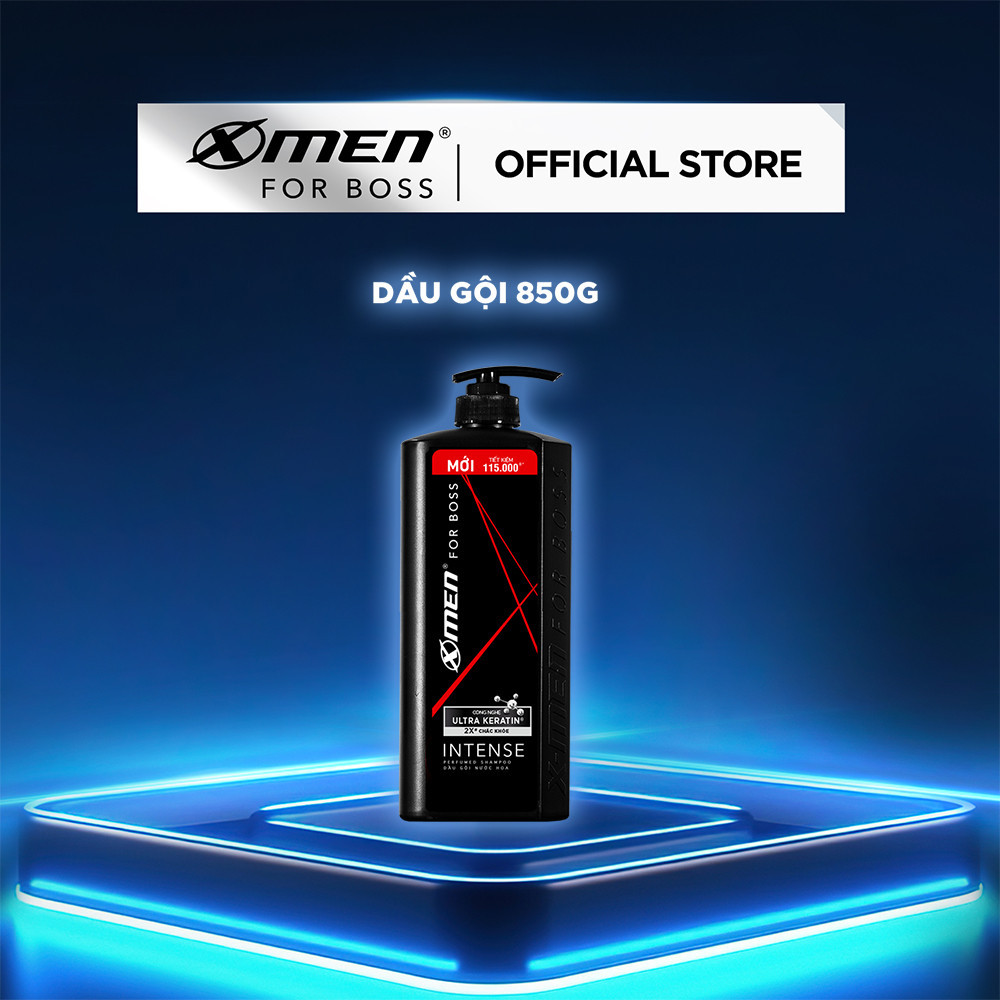 Dầu gội nước hoa X-Men For Boss Intense 850g - Mùi hương trầm đầy nội lực | Shopee Việt Nam