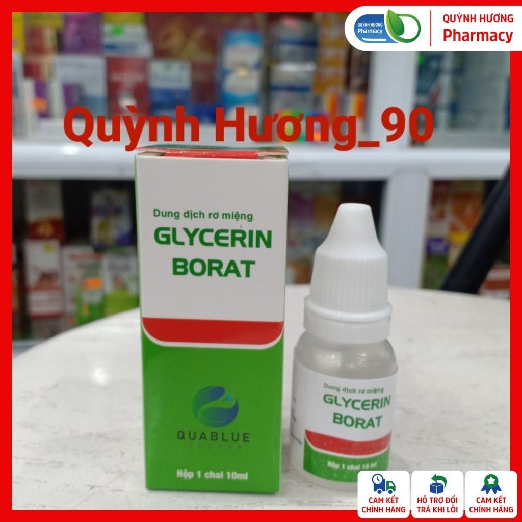 Dung dịch rơ miệng GLYCERIN BORAT giảm sưng nhiệt, an toàn khi sử dụng ...