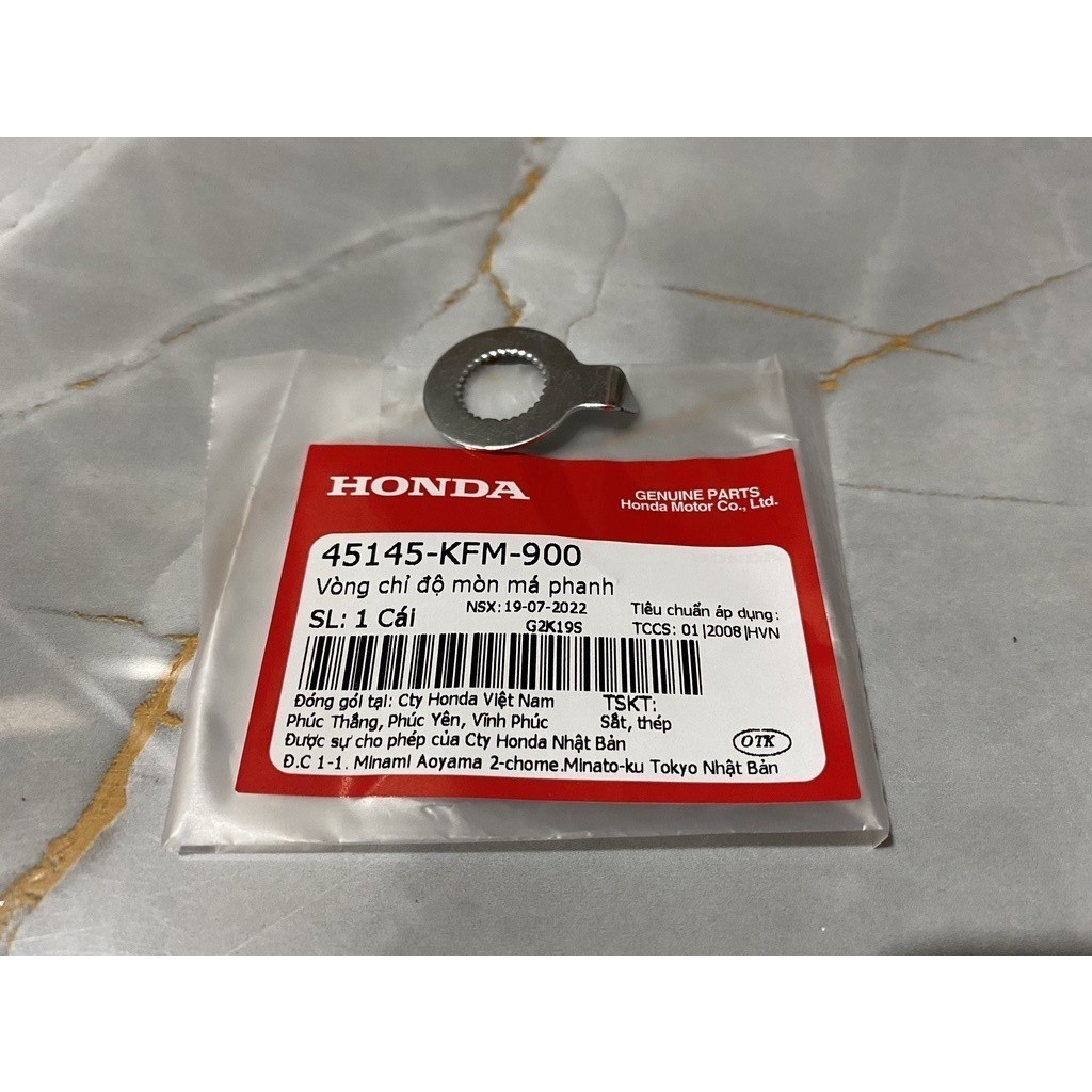 Vòng chỉ độ mòn má phanh (45145-KFM-900) | Shopee Việt Nam