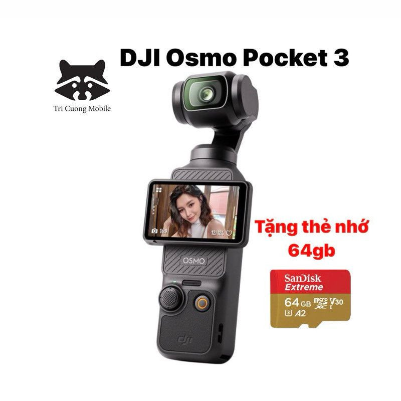 Máy Quay Phim Dji Osmo Pocket 3 -Trục Quay Ổn Định Camera Cầm Tay 4K ...