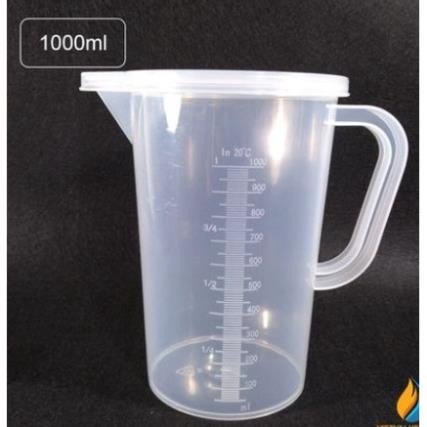 Cốc đong nhựa có nắp, có quai từ 250ml đến 1000ml | Shopee Việt Nam