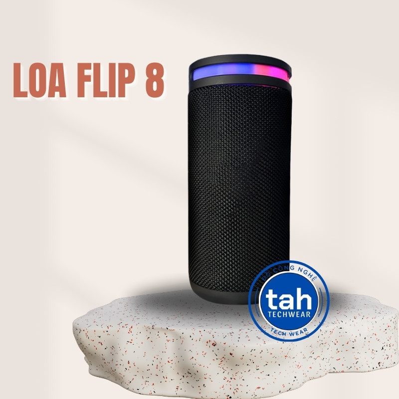 Loa Bluetooth Mini Flip 8 Bản Mới 2024 Loa Kép Công Suất 10W Đèn Led ...