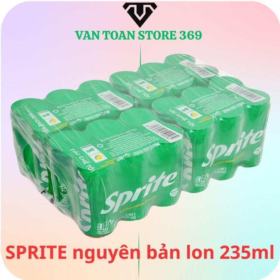 Nước ngọt có ga SPRITE chanh lon 235ml | Shopee Việt Nam