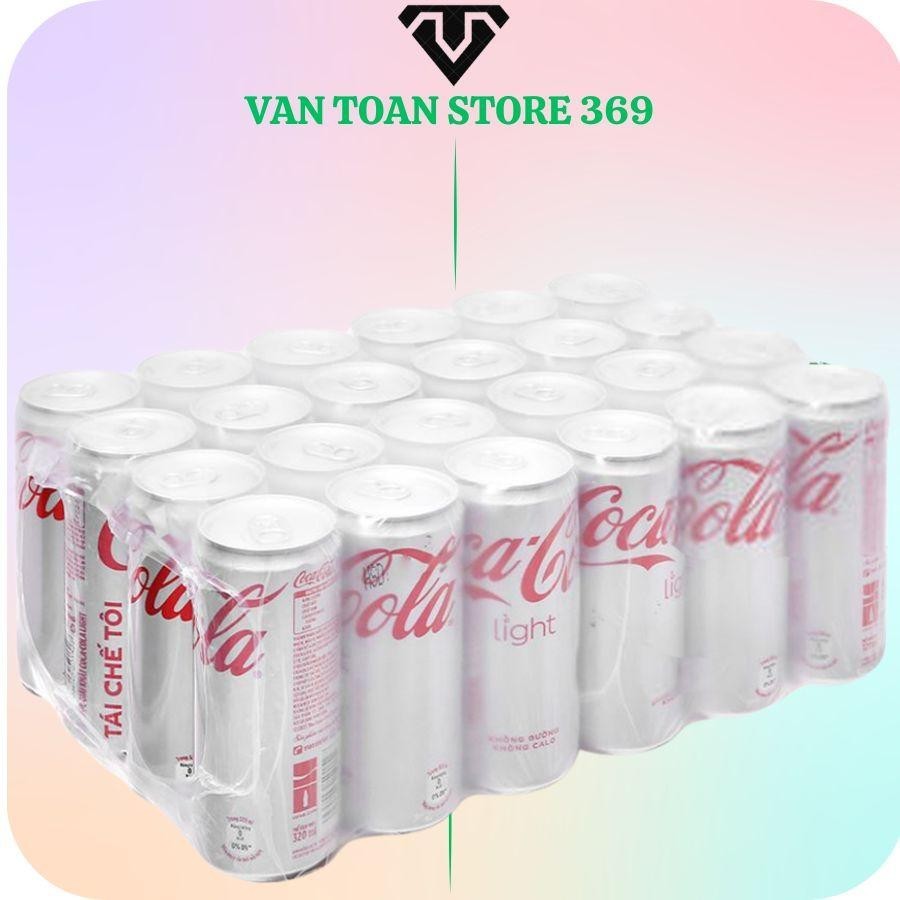 Nước ngọt có ga COCA COLA light lon 320ml | Shopee Việt Nam